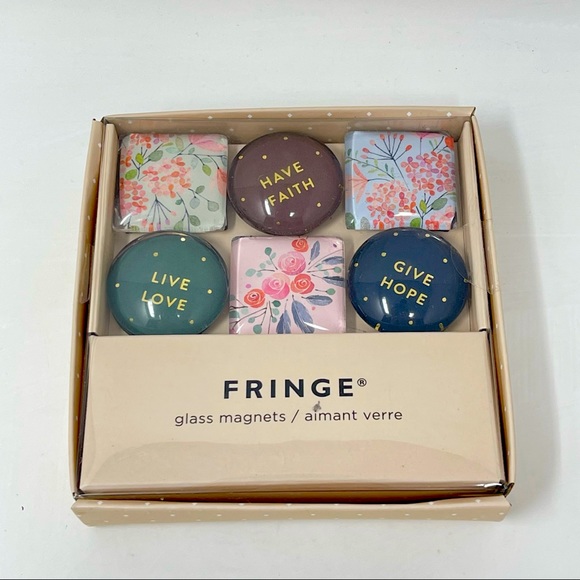 Fringe Studio | Office | Nib Fringe 6pc Glass Magnet Gift Box Set ...